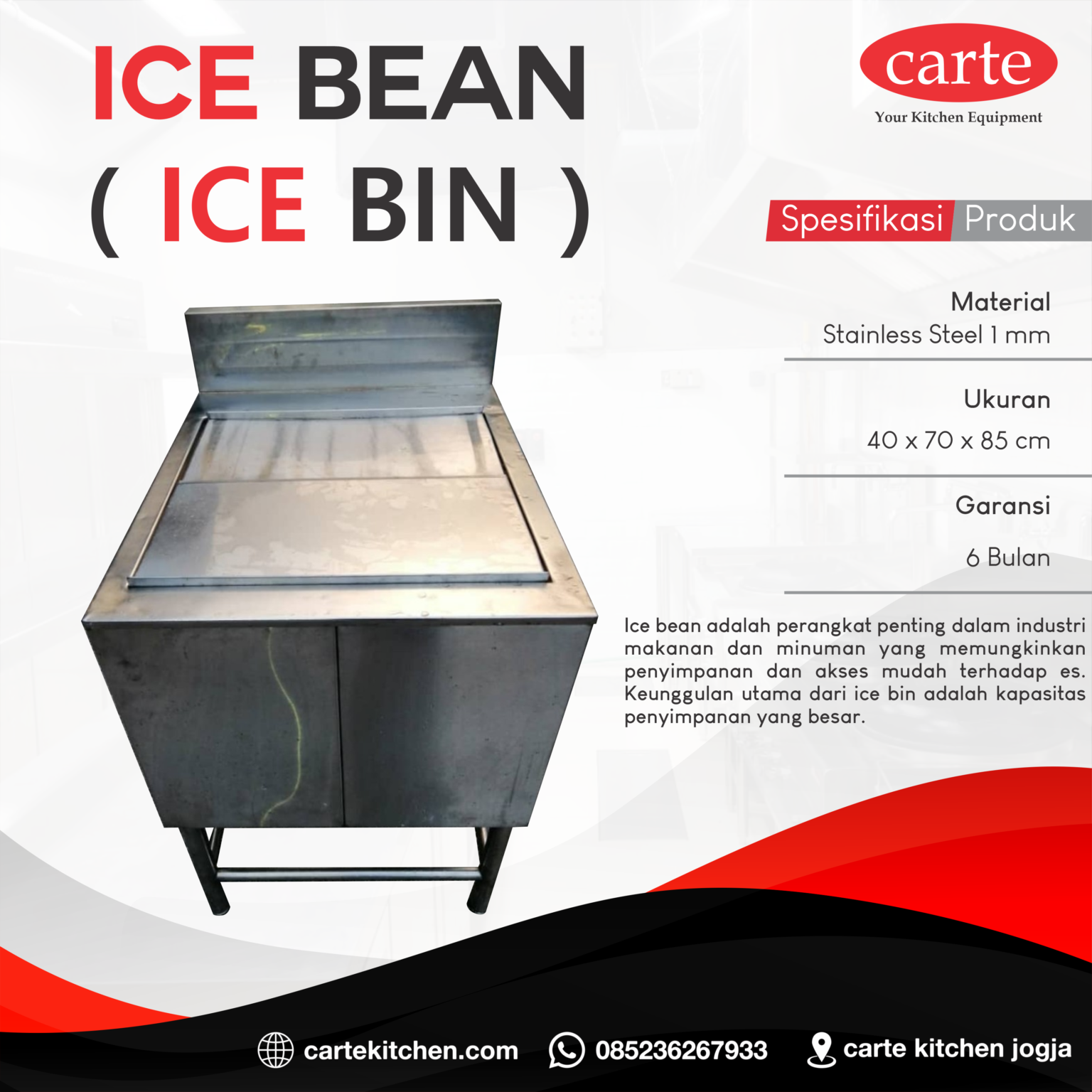 Keunggulan Ice Bean Stainless Steel dari Carte Kitchen: Maksimalkan ...